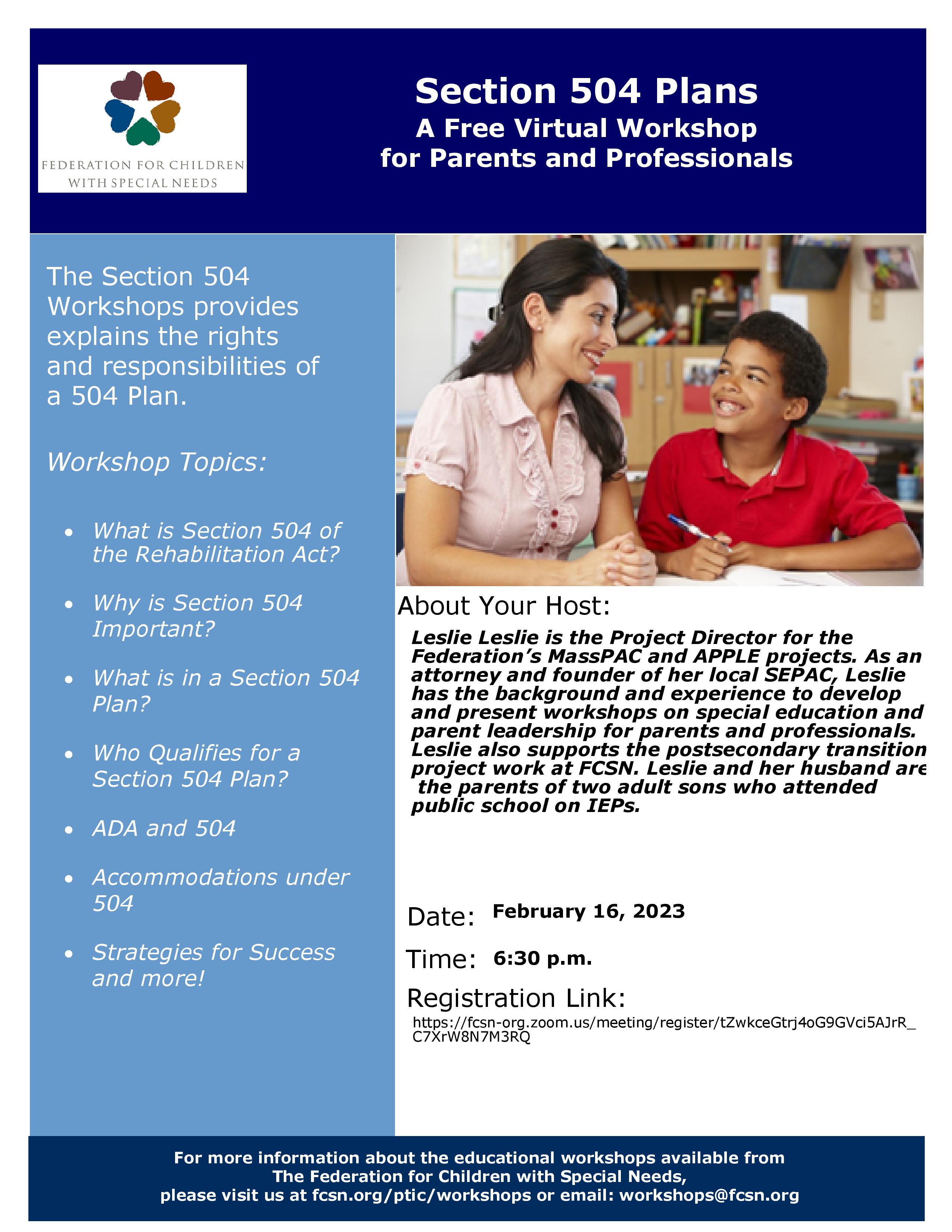 Upcoming Events | Woburn Special Education Parent Advisory Council